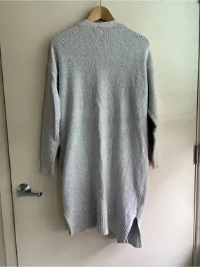 Old Navy | Sweaters | Old Navy Light Gray Openfront Long Knit Cardigan ...